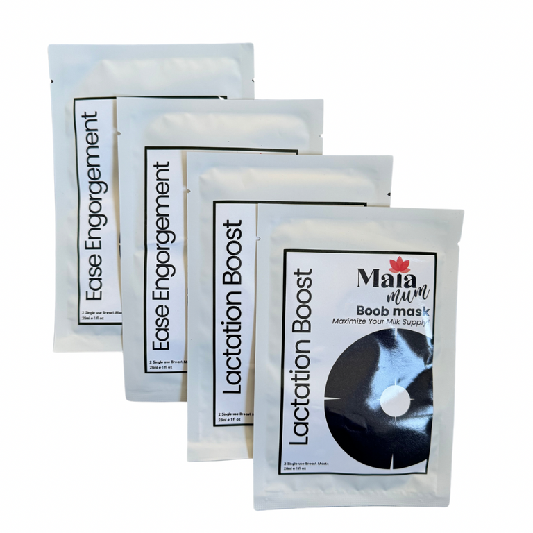 Mask Set - 4 Boob Mask sets (2 Lactation, 2 Engorgement) – Maia Mum
