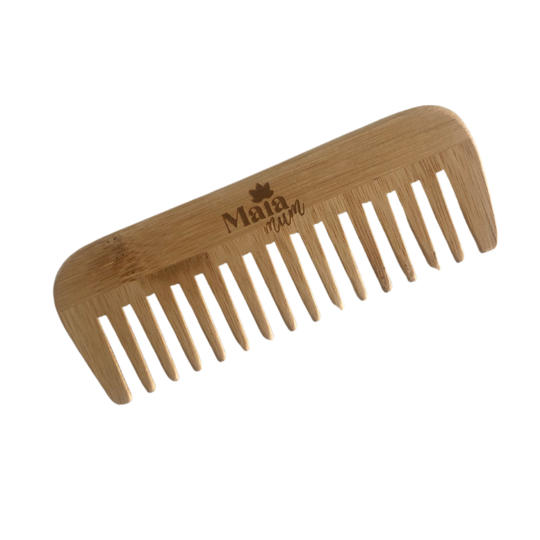 Maia Mum Wooden Labour Comb + Bag