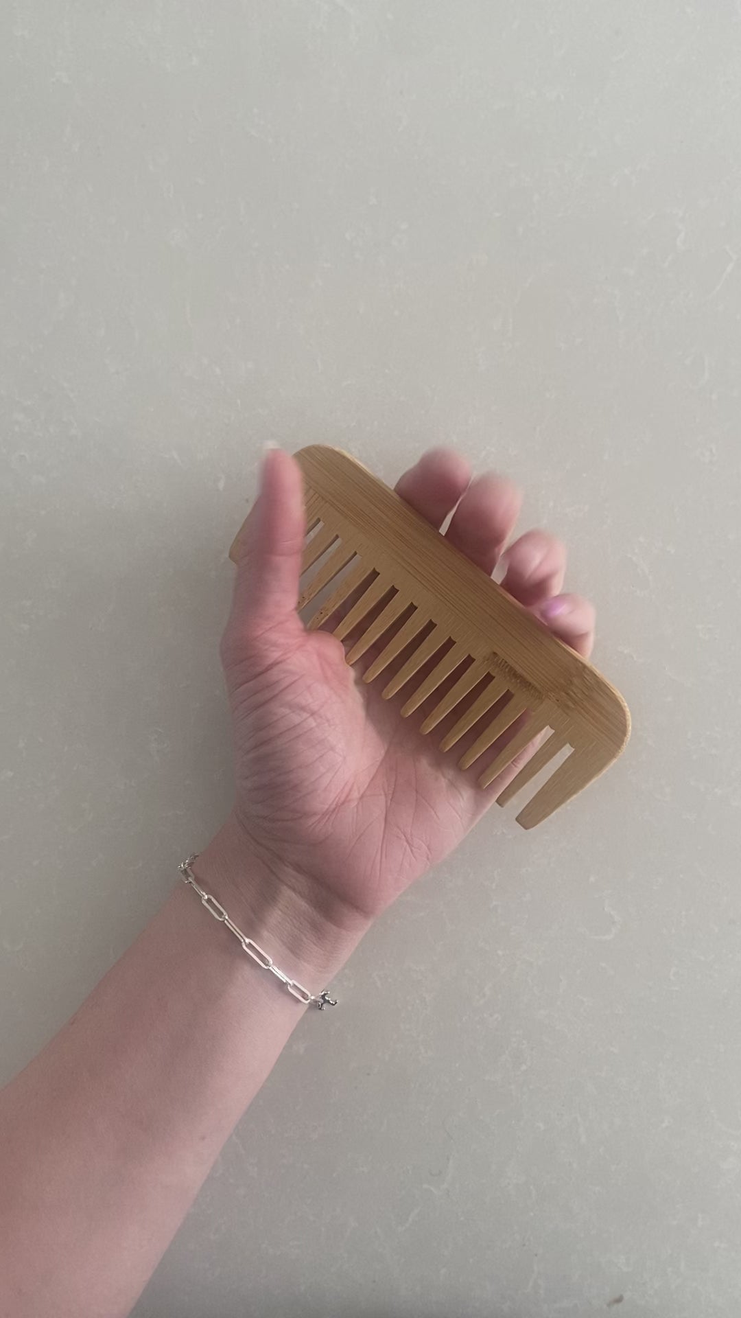 Maia Mum Wooden Labour Comb + Bag